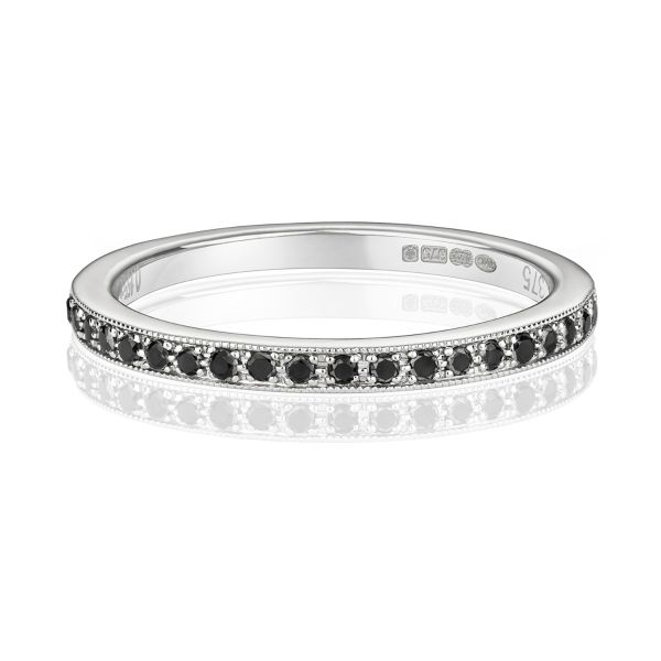 Black and white diamond anniversary band store
